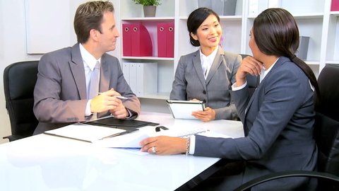 Smart Female Asian Chinese Business Executive Stock Footage Video (100% ...