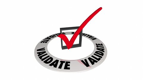 Validate Check Mark Box Confirm Verify Stock Footage Video (100% ...