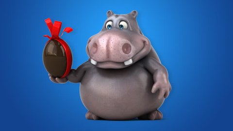 Fun Hippo 3d Animation Stock Footage Video (100% Royalty-free) 27050254 ...