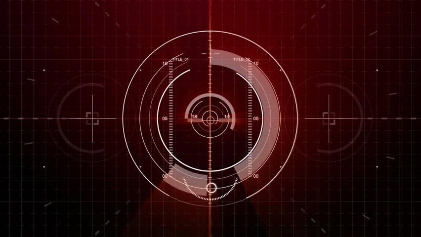 Sonar Screen Submarines Ships Radar Object Stock Footage Video 100 Royalty Free 1007532439