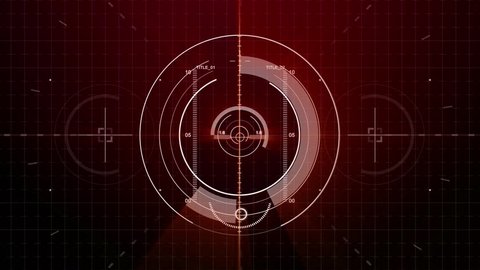 Seamless Simulation Red Alert Motion Graphic Stock Footage Video (100% ...
