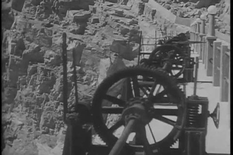 1920s Machinery Spillways Roosevelt Dam Shown Stock Footage Video (100% ...
