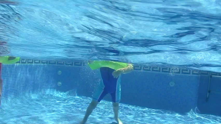 Underwater in Swimming Pool with Stock Footage Video (100% Royalty-free ...