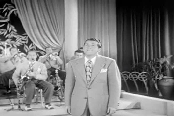 1940s: a Male Crooner Sings Stock Footage Video (100% Royalty-free ...