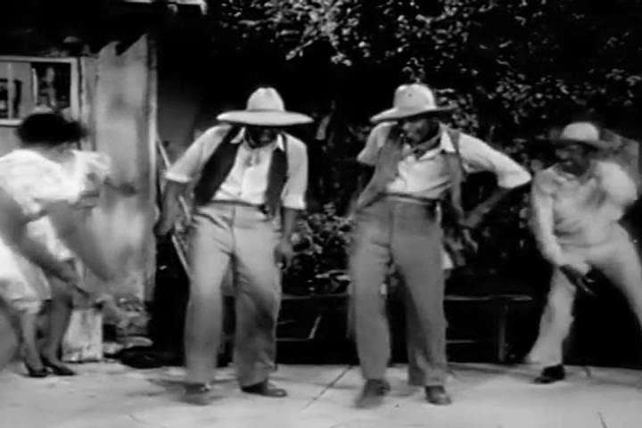 1940s poor black farmers south sing Stock Footage Video (100% Royalty ...
