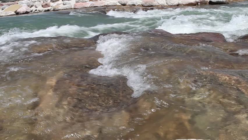 river running over rocks Stock Footage Video (100% Royalty-free ...