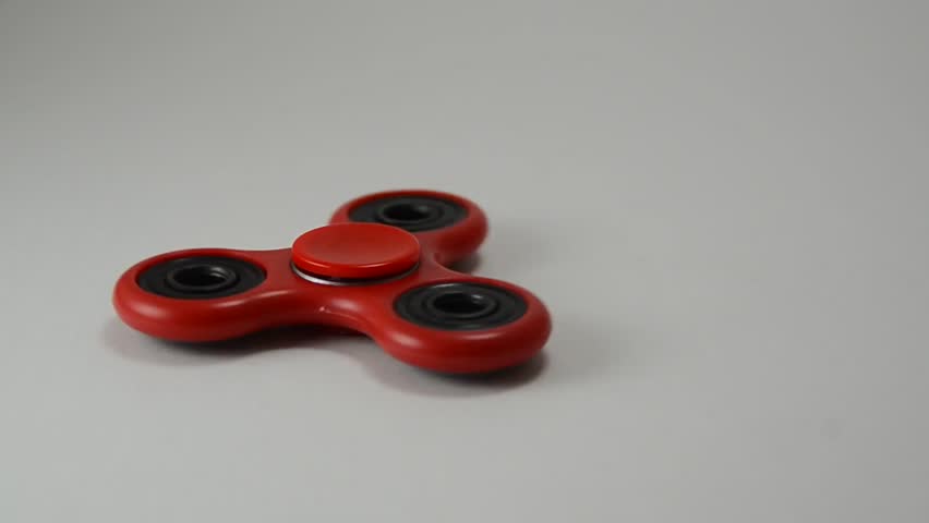 Red Spinner Spinning Isolated On Stock Footage Video (100% Royalty-free ...