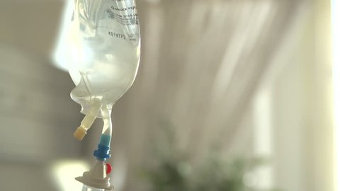 Close Hospital Syringe Drip Cinematic Background Stock Footage Video ...