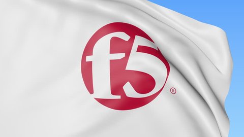 Waving Flag F5 Networks Logo Seamles Stock Footage Video (100% Royalty ...