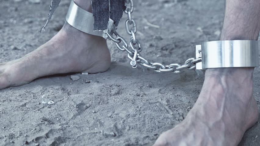 The Legs of the Prisoner Stock Footage Video (100% Royalty-free ...