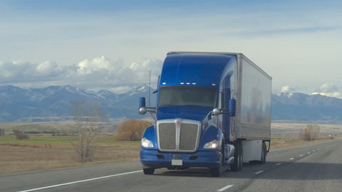 Truck Highway Sunset Transportation Background Stock Photo 163311605 | Shutterstock