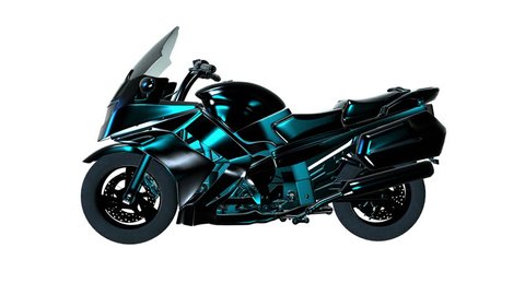 Chopper Motorcycle Front Side View Isolated Stock Vector (Royalty Free ...