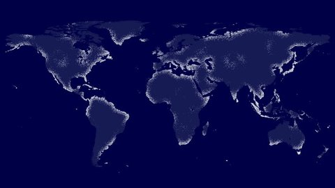 World Wide Data Traffic Visualization Communications Stock Footage ...