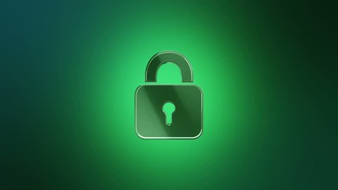 Padlock Set Neon Led Icon Lock Stock Footage Video (100% Royalty-free ...