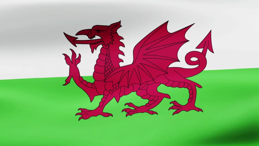 loop animated flag wales Stock Footage Video (100% Royalty-free ...