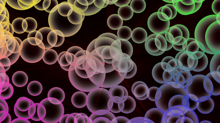 wonderful loop video animation moving bubbles Stock Footage Video (100% ...