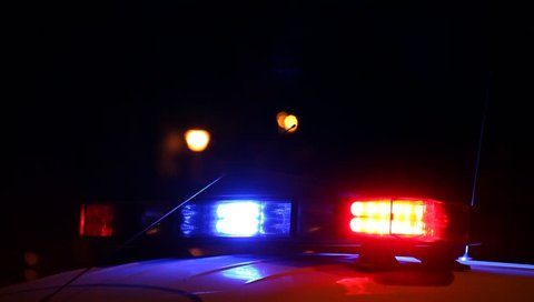 Red Blue Emergency Lights Police Car Stock Footage Video (100% Royalty ...