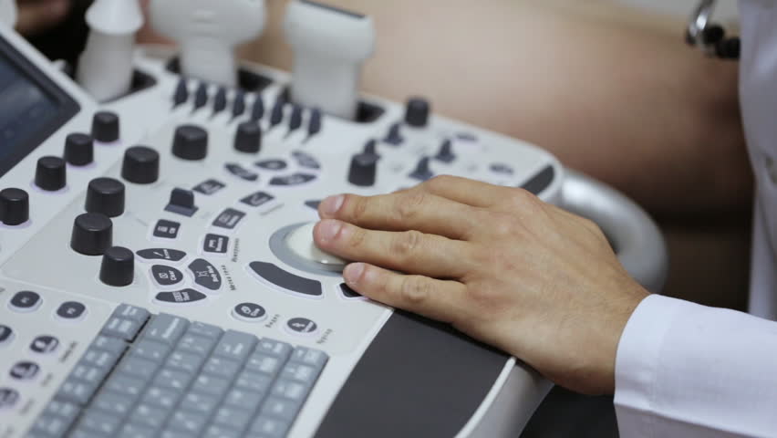 Keyboard Ultrasound Device Close Up, Stock Footage Video (100% Royalty ...