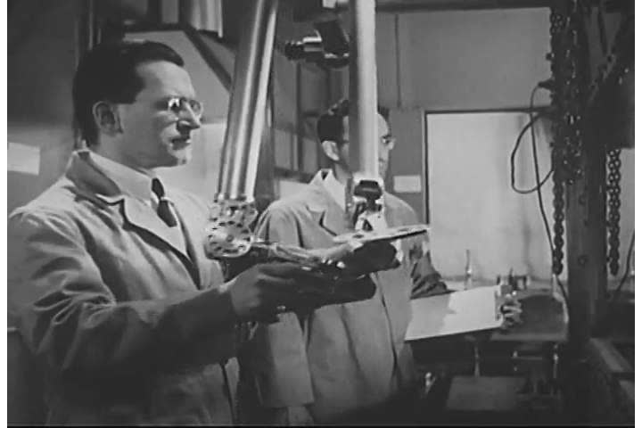 1950s: Scientists Use Remote Control Stock Footage Video (100% Royalty ...