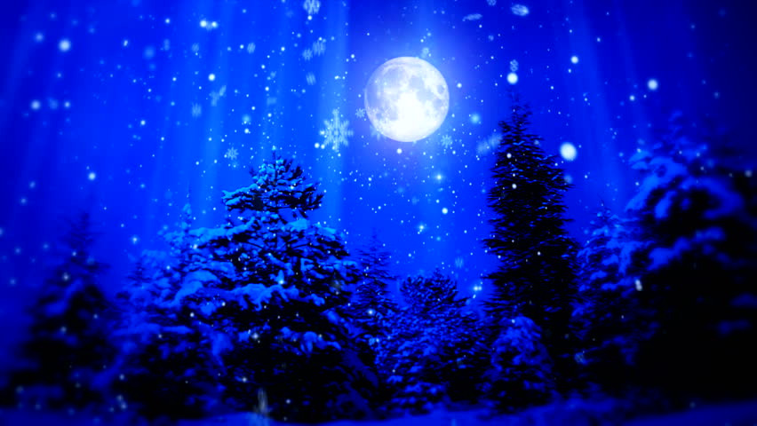 new year snow christmas moon different Stock Footage Video (100% ...
