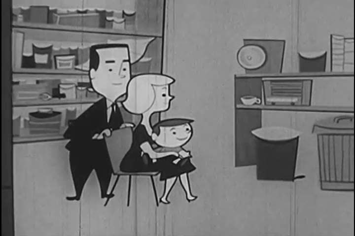1950s this cartoon 1959 shows how Stock Footage Video (100% Royalty ...