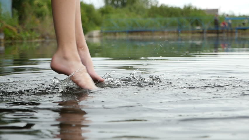 Impressive Closeup of Frolicking Female Stockvideoklipp (helt ...