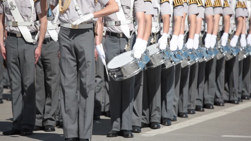 army cadet band marching parade Stock Footage Video (100% Royalty-free ...