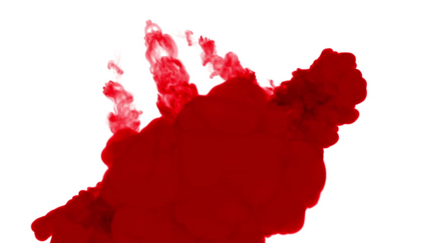 red color spread water move slow Stock Footage Video (100% Royalty-free ...