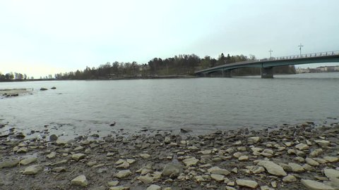 New Bridge Between Kalasatama Mustikkamaa Islands Stock Footage Video ...
