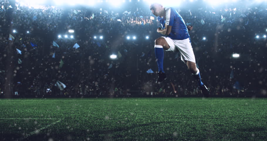 4k Footage of a Soccer : vidéo de stock (100 % libre de droit) 28283602 ...