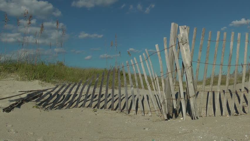 hd beautiful weathered fence on pretty Stock Footage Video (100% ...
