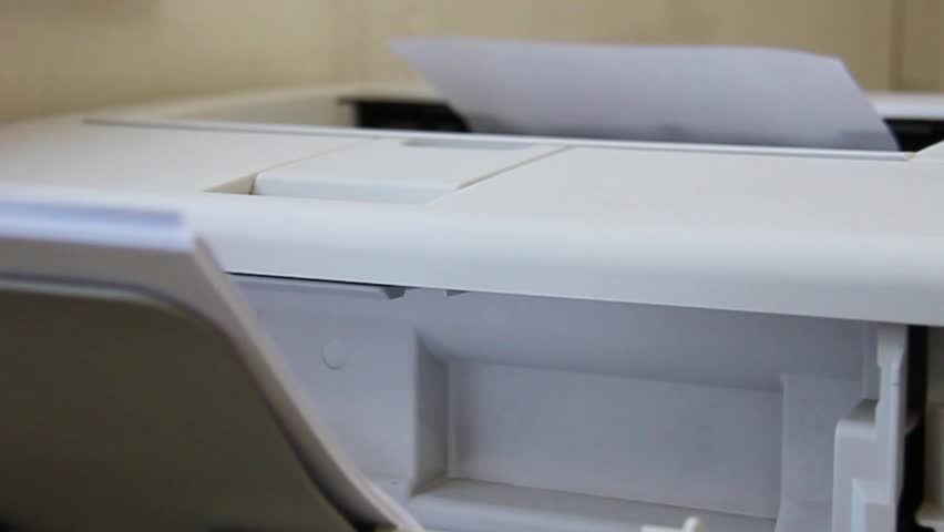 Printer Working Stock Footage Video (100% Royalty-free) 2835115 ...