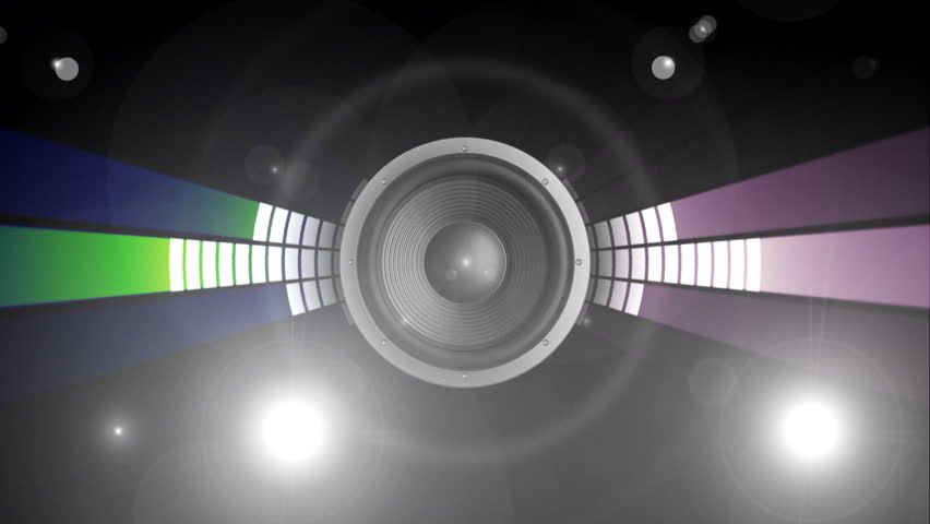 sound waves performance music blinking lights Stock Footage Video (100% ...