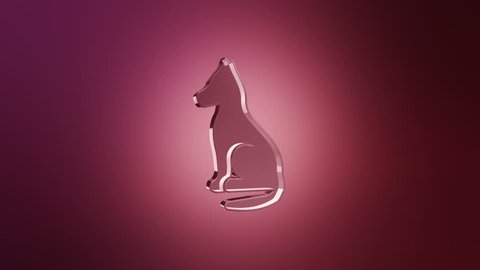 3d Animation Rotation Symbol Animals Pets Stock Footage Video (100% ...