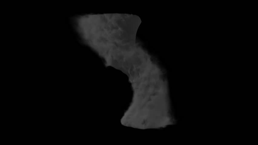 3d animation tornado simulation transparent background Stock Footage ...