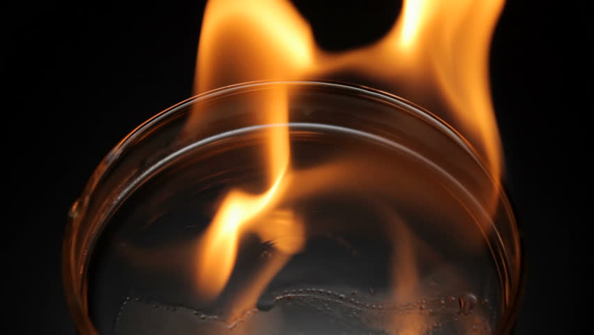 Biofuel Burn Test in Laboratory Stock Footage Video (100% Royalty-free ...