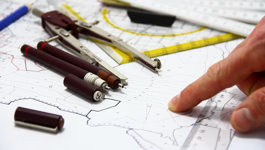 Man Drawing On a Map. Stock Footage Video (100% Royalty-free) 2849740 ...