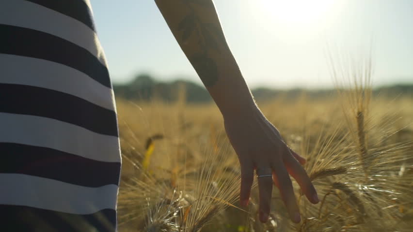 Close-up of Womans Hand Running Stock Footage Video (100% Royalty-free ...