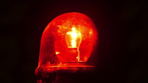 emergency light flashing beacon orange revolving Stock Footage Video ...