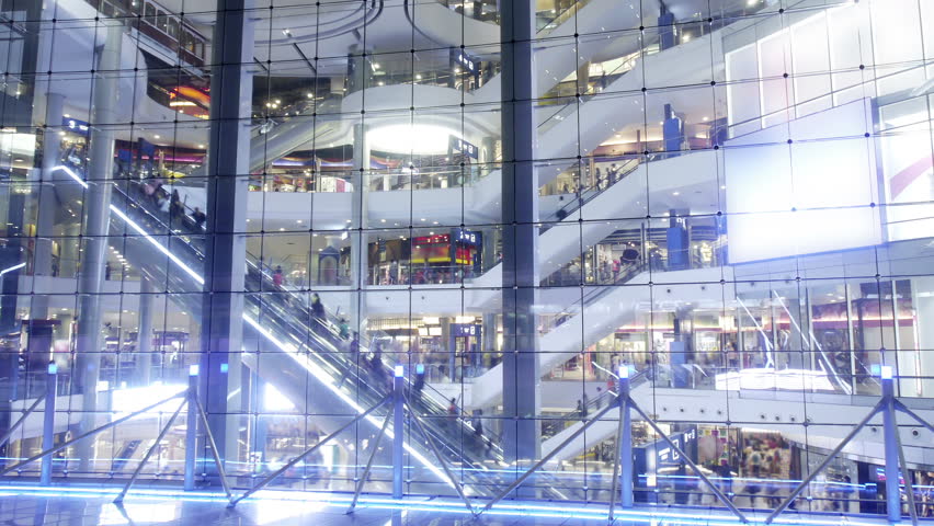 shopping mall time lapse Stock Footage Video (100% Royalty-free) 2856832 | Shutterstock