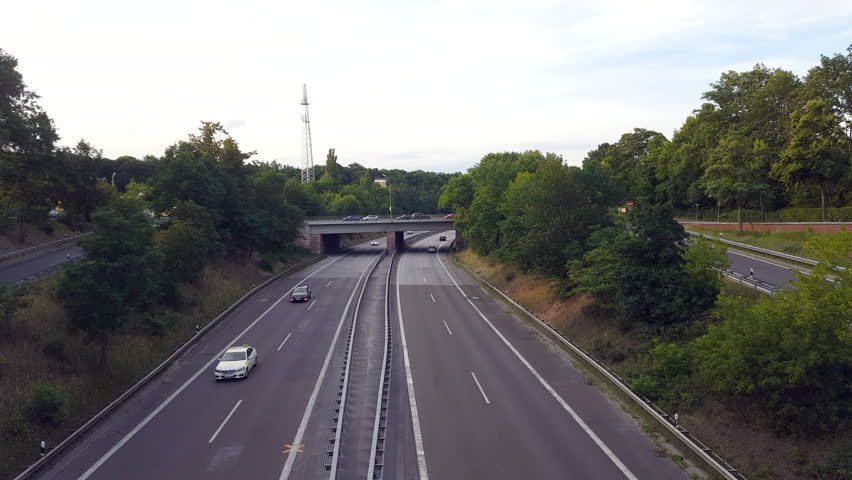 cars driving on german autobahn highway Stock Footage Video (100% ...