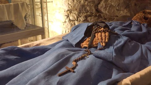 Vac Hungary2010s Male Mummy Hands Hold Stock Footage Video (100% ...