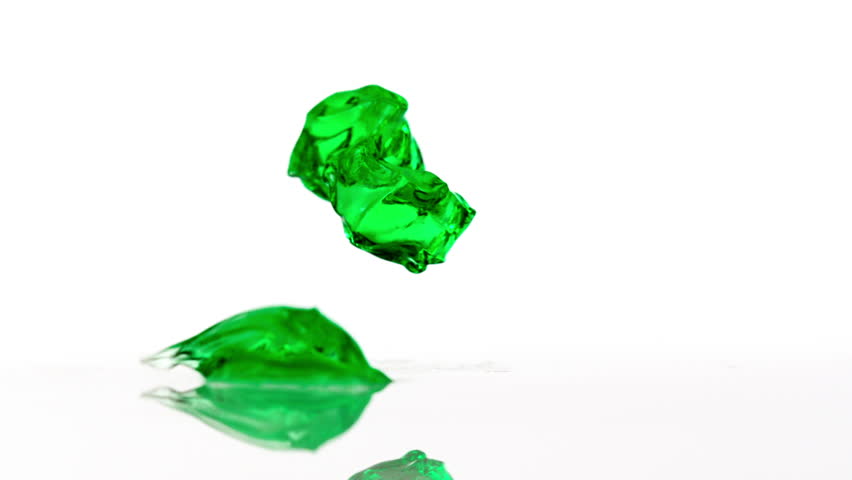 Cubes of Green Jelly Falling Stock Footage Video (100% Royalty-free ...