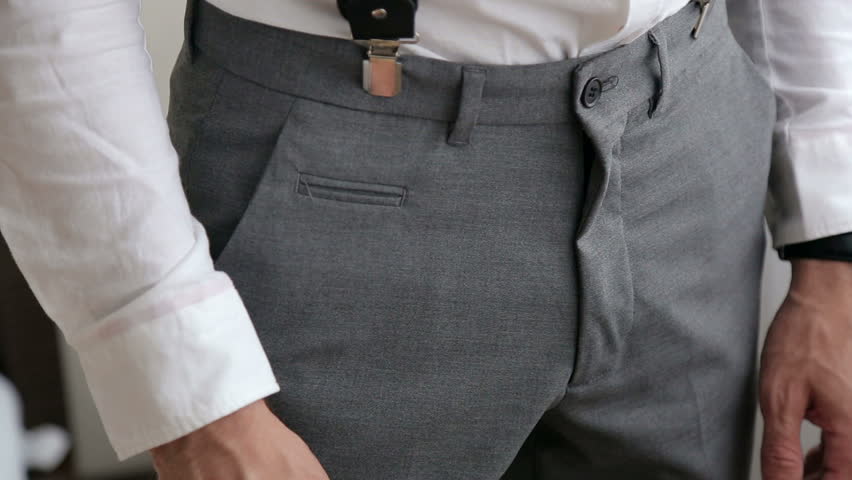 close-up man puts his hands pockets Stock Footage Video (100% Royalty ...