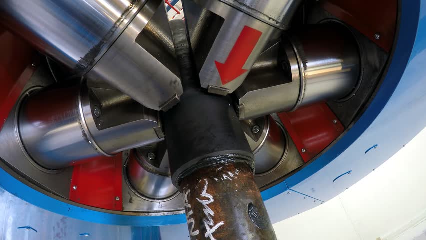 rotational pipe torque wrench machine making Stock Footage Video (100% ...