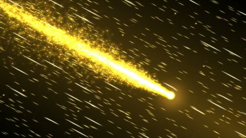 Colorful Fast Shooting Star Animation Loop Stock Footage Video (100% ...