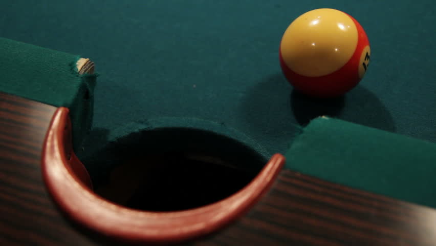 billiard ball shot hole Stock Footage Video (100% Royalty-free) 2882170 ...