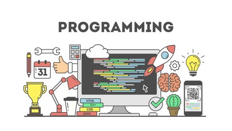 Webinar Online Education Courses Teacher Teaches Stock Vector (Royalty ...