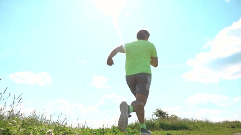 Super Slow Motion Shot Athletic Male Stock Footage Video (100% Royalty ...