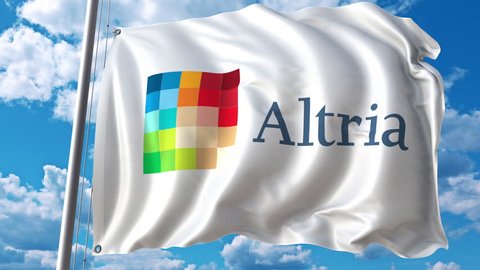 Waving Flag Altria Logo 4k Editorial Stock Footage Video (100% Royalty ...